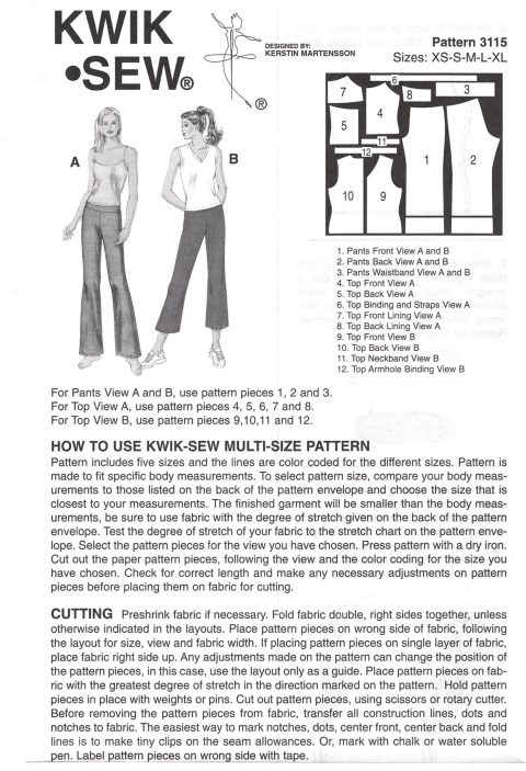 How to Read Commercial Sewing Patterns
