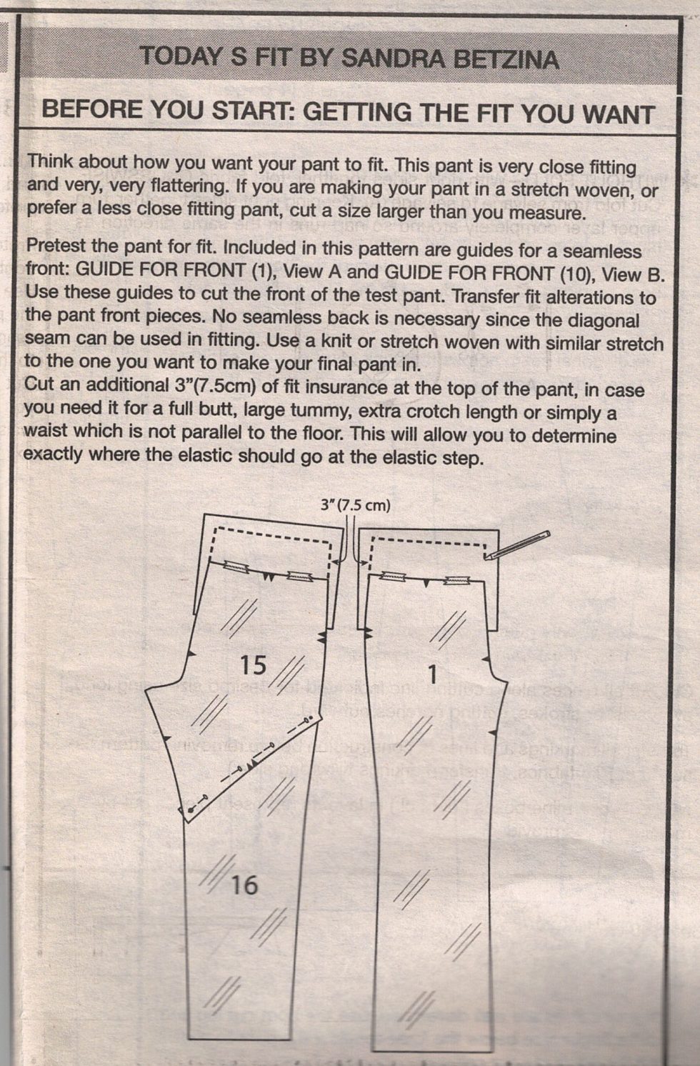 How to Read Commercial Sewing Patterns